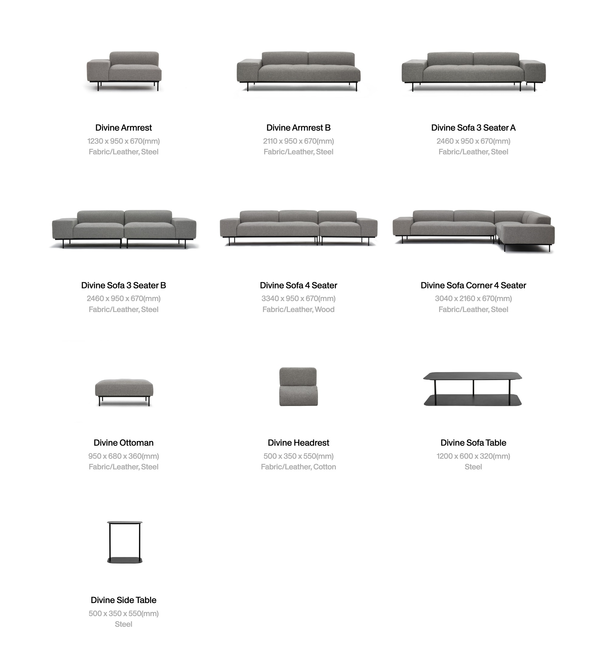 일반소파 > Divine Sofa - Fabric | 오늘의집 쇼핑