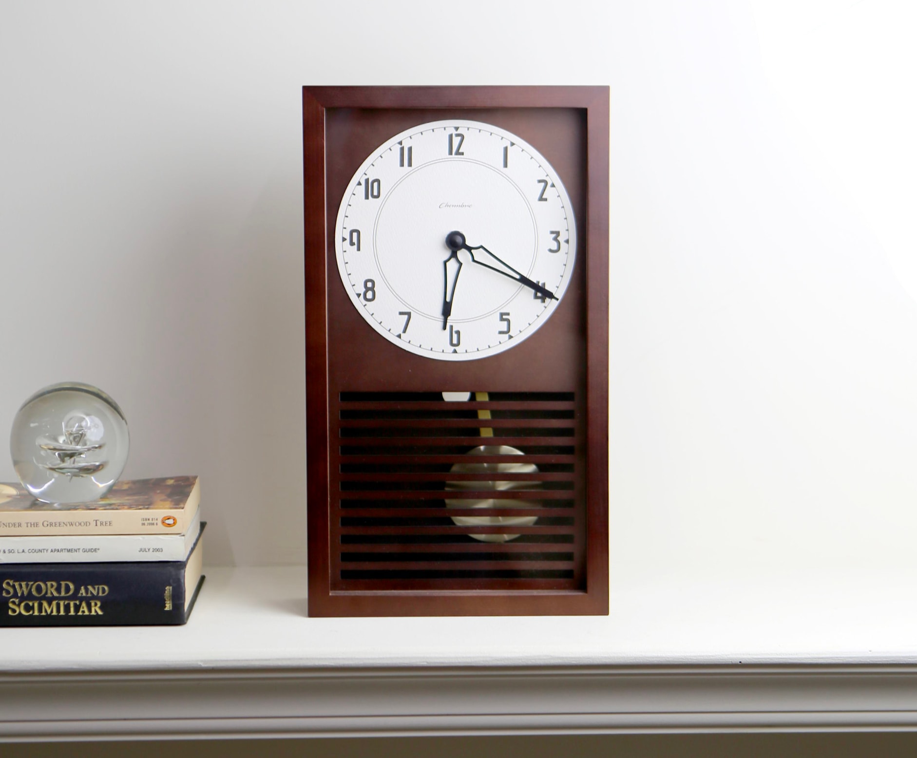 벽시계 > 샹브루 Lattice Pendulum Clock. 일본 장인 무소음 추시계 | 오늘의집 쇼핑