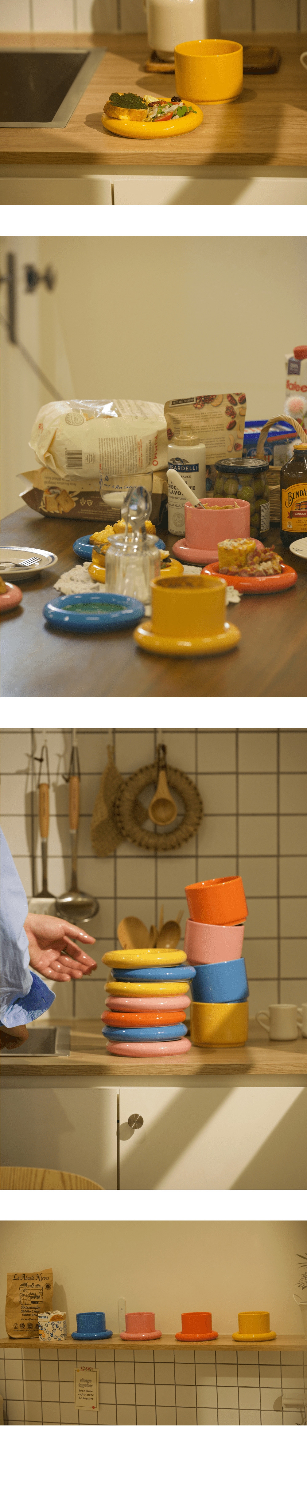 머그컵 > 사보라 머그+플레이트, 4 SET (6color) | 오늘의집 쇼핑