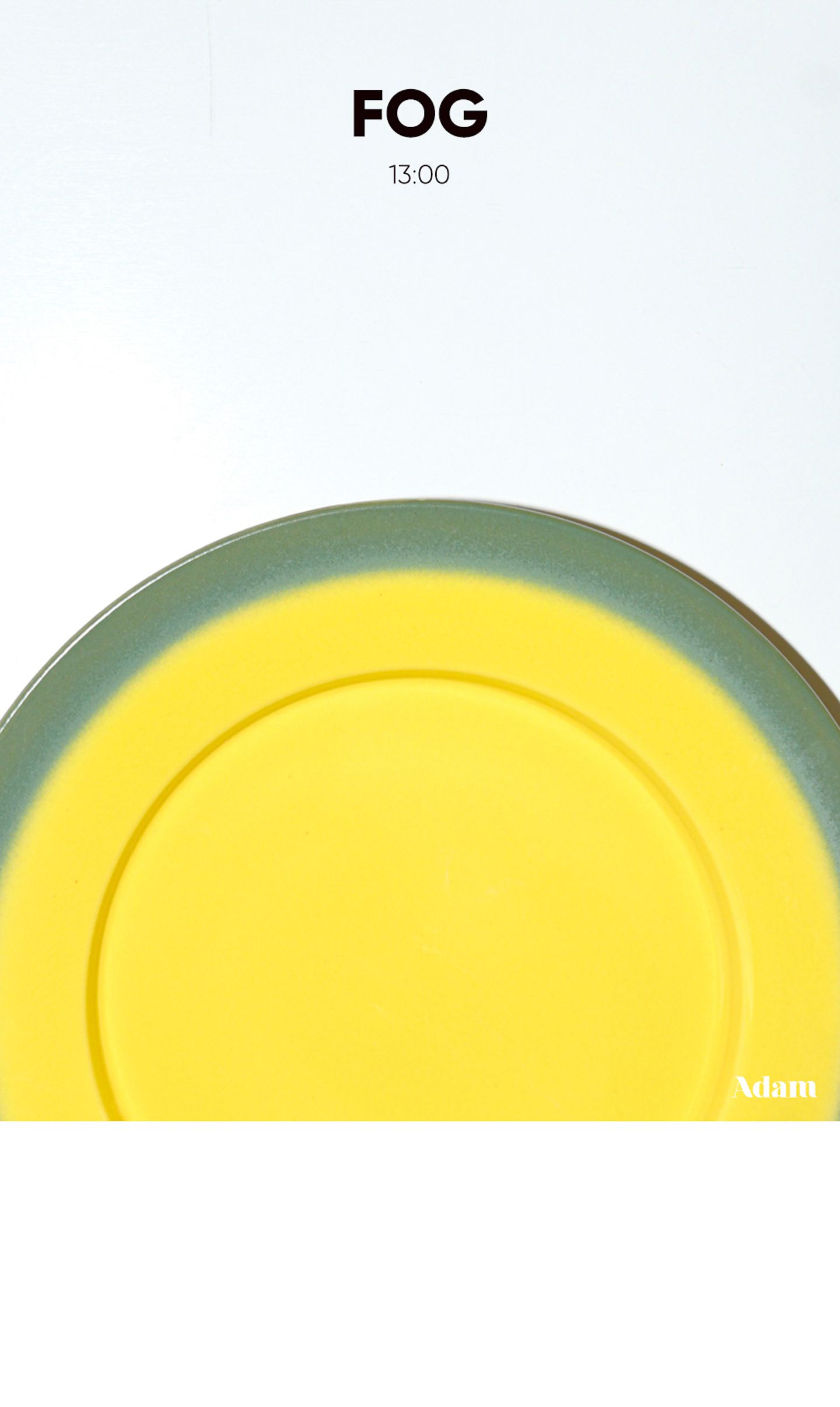 접시·플레이트 > 포그 플레이트 Fog plate 13:00 (선물박스 포함) | 오늘의집 쇼핑