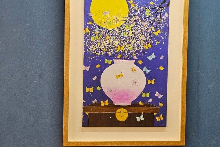 그림·사진 이장옥 달 항아리 애정운 금전운 거실 병원 호텔 침실 풍수인테리어 오늘의집 쇼핑