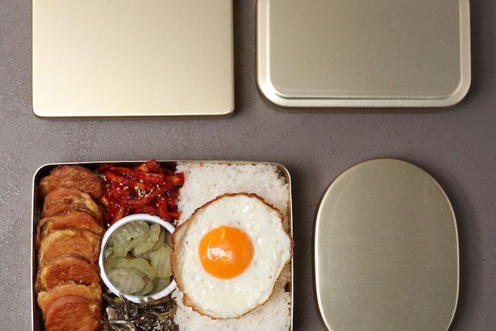 도시락통·런치백 레트로 도시락 직타원 추억의 나들이 소풍 옛날 알루미늄 양은 도시락 오늘의집 쇼핑