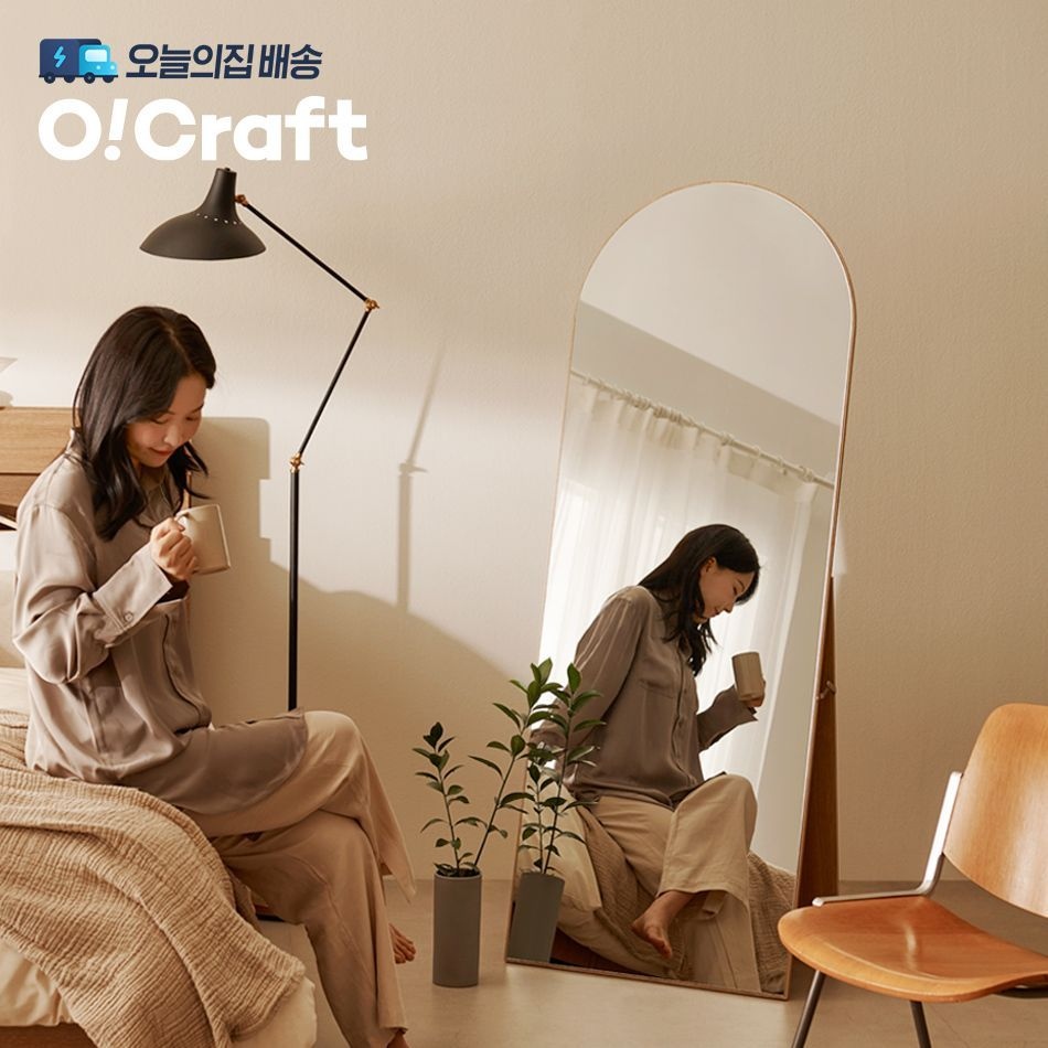 전신거울 무료배송 엘리 아치형 라운드 스탠드 전신거울 400600 2size 오늘의집 쇼핑