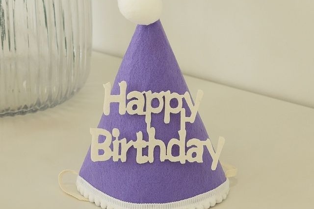 파티·이벤트용품 생일 파티 모자 고깔모자 파티햇 소품 홈파티 용품 장식 퍼플 오늘의집 쇼핑