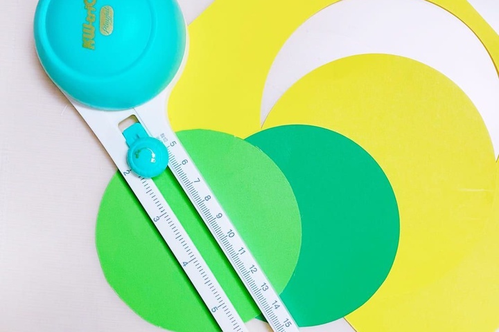 칠판·학습완구 컴퍼스 콤파스 커터기 재단 원형 칼 커팅기 다꾸 사무 문구 커터 모양펀치 오늘의집 쇼핑