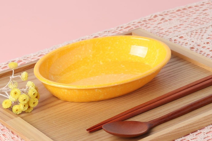 접시·플레이트 레트로 병아리 그릇 떡순튀a 떡볶이 접시 분식집 멜라민 포장마차 오늘의집 쇼핑