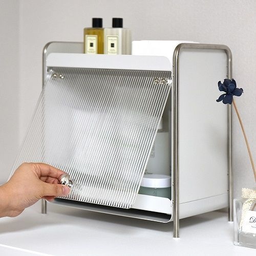 화장품정리용품 Diy 철제 화장품 수납함 플립도어 정리함 2color 오늘의집 쇼핑