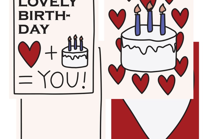 디자인문구 러블리 생일 편지지 세트 오늘의집 쇼핑