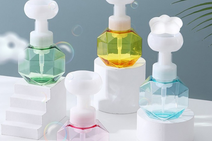 디스펜서·욕실잡화 꽃모양 핸드워시 손세정제 리필 디스펜서 공병 300ml 오늘의집 쇼핑