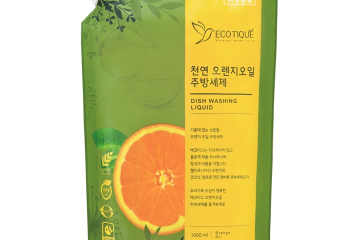야채·과일세정제 녹색인증 친환경 오렌지 오일 과일 야채용 주방세제 리필 1000ml 오늘의집 쇼핑