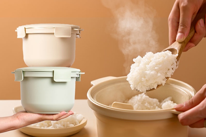 밀폐용기·반찬통 이벤트 총 3통 칼로볼 저당밥솥 다이어트 전자렌지용 캠핑밥솥 미니 오늘의집 쇼핑