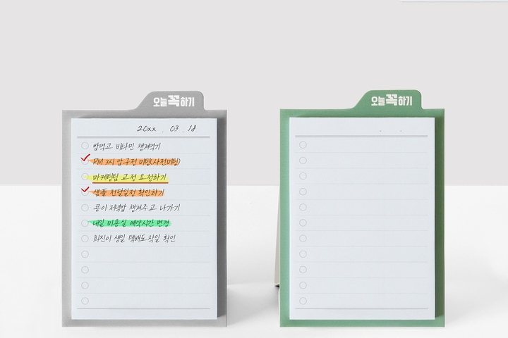 디자인문구 오늘 꼭 하기 스탠딩 스티키 오늘의집 쇼핑