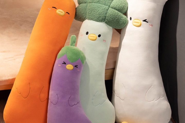 바디필로우·롱쿠션 Bookaz 롱 야채 오리 바디필로우 03버섯 오늘의집 쇼핑