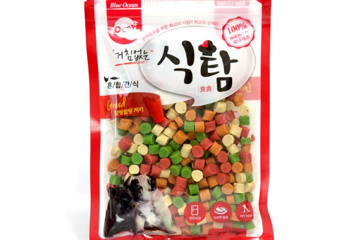 강아지 사료·간식 거침없는 식탐 혼합간식 150g 강아지간식 오늘의집 쇼핑