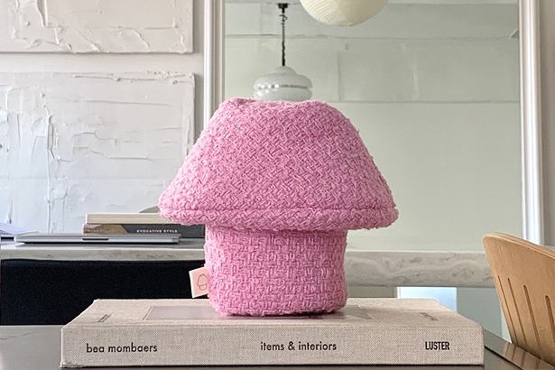 트레이·보석함 머쉬룸 수납함 Tweed Pink Mushroom Basicgiant 오늘의집 쇼핑