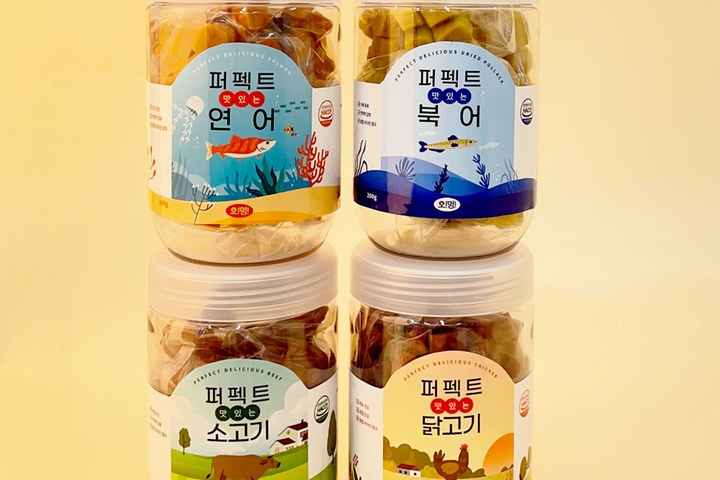 강아지 사료·간식 퍼펙트 저키 200g 4종 국내생산 애견간식 소고기닭고기북어연어 오늘의집 쇼핑