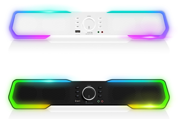 스피커 플로우 사운드바 블루투스 53 Rgb 레인보우 게이밍 Pc 컴퓨터 스피커 오늘의집 쇼핑
