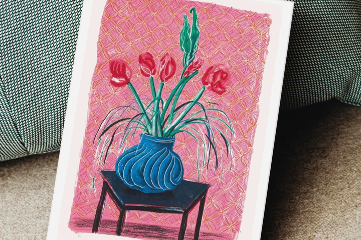 그림·사진 데이비드 호크니 홈인테리어 캔버스 그림액자 2 꽃병에 아마릴리스 오늘의집 쇼핑