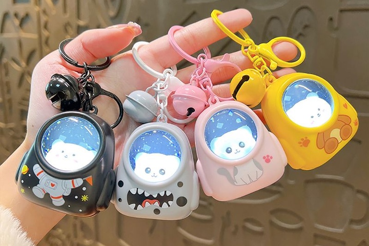 기타디자인용품 Led 키링 곰돌이 고양이 자동차 키홀더 열쇠고리 오늘의집 쇼핑
