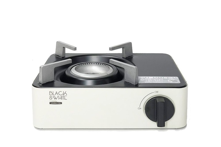 휴대용가스레인지·토치 리빙온 블럭 캠핑용 가스버너 부르스타 블랙앤화이트 St Blackwhite아이보리 오늘의집 쇼핑