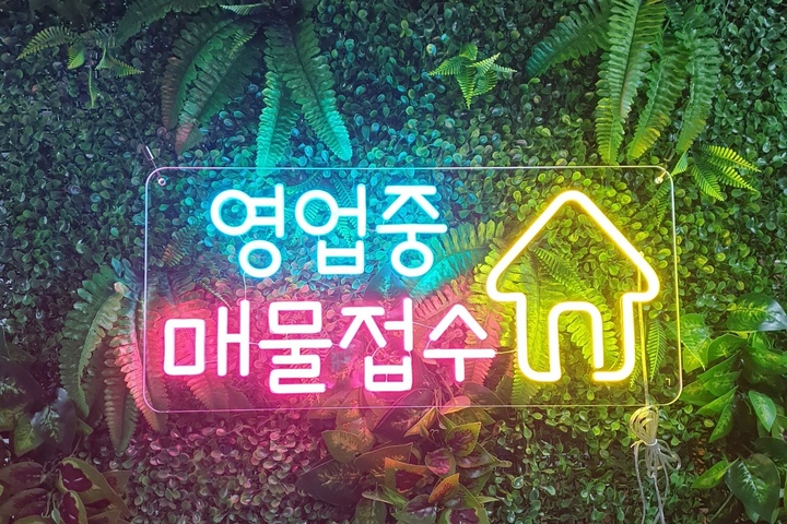 컬러·네온조명 부동산 네온사인 네온간판 Led네온 감성조명 네온플렉스 오늘의집 쇼핑