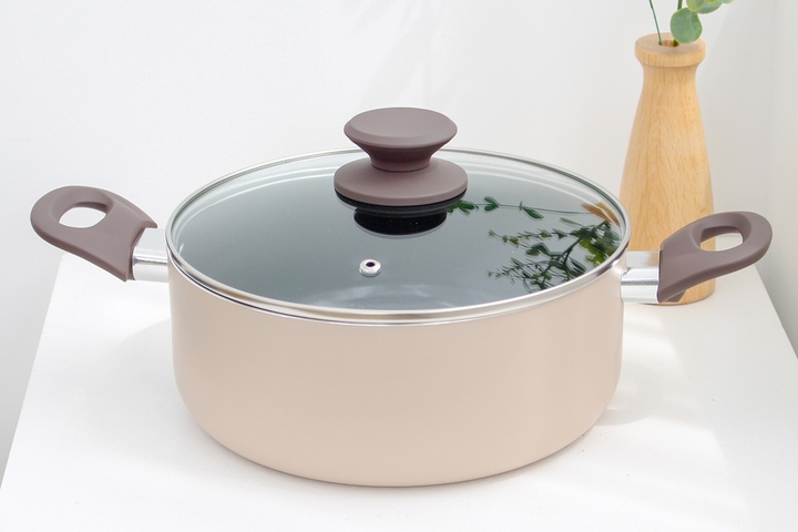 냄비·뚝배기 크림팟 Ih 인덕션 세라믹냄비 양수냄비 22cm 오늘의집 쇼핑