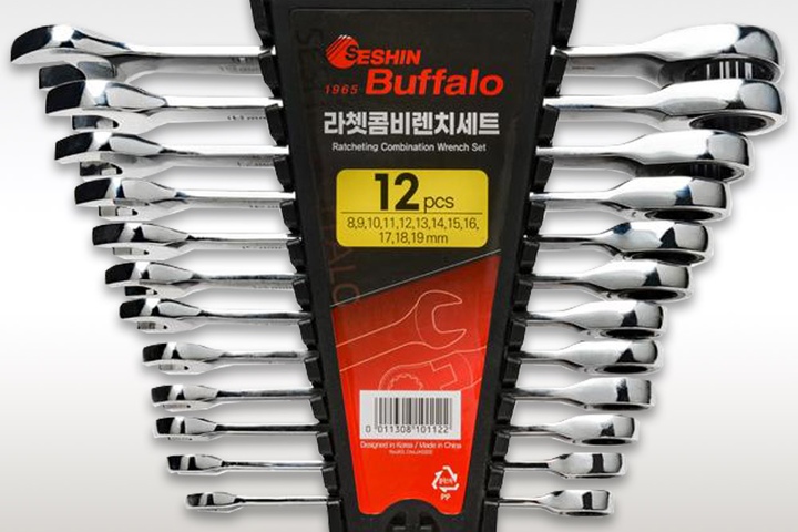 망치·스패너 라쳇콤비렌치 세트 일반형 12pcs 공구 수공구 오늘의집 쇼핑