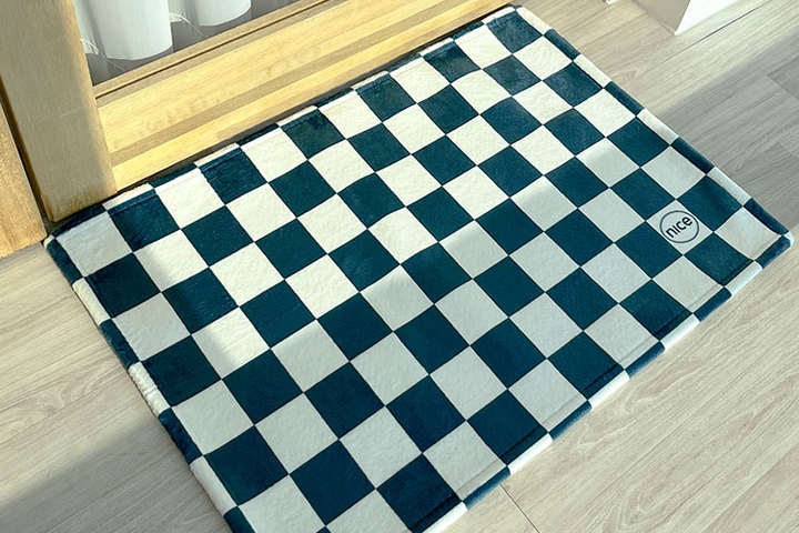현관·발매트 Checkerboarder Rug 체커보더 러그 70 X 50 Cm 발매트 오늘의집 쇼핑