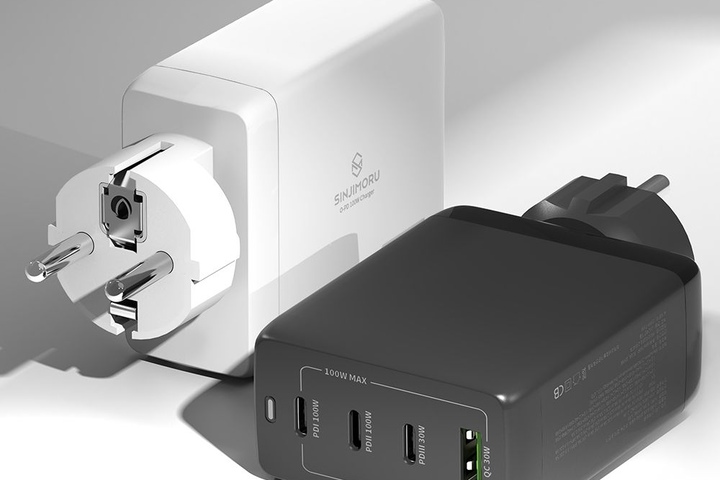 휴대폰액세서리 4포트 100w 듀얼 고속 충전기 Pd30 C타입 Usb 아이폰갤럭시 케이블 멀티 어댑터 오늘의집 쇼핑