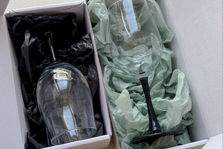 와인·양주·칵테일잔 투톤 프렌치 블랙 고블렛잔 글라스 오늘의집 쇼핑