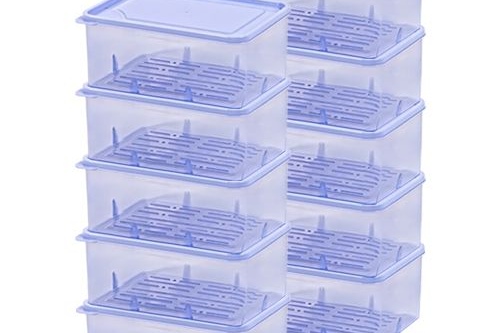 냉장고보관·트레이 국내자체제작 말랑한 냉동밀폐용기 2호 딥1500ml 10p 오늘의집 쇼핑