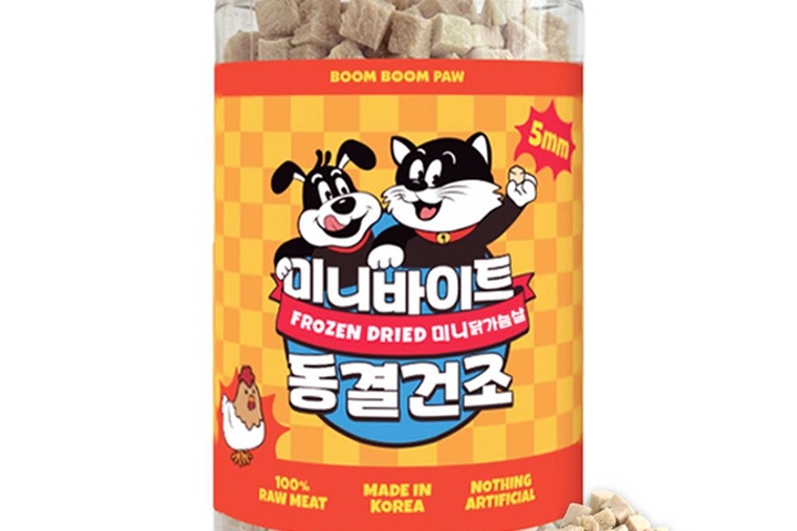 고양이 사료·간식 고양이 강아지 동결건조 간식 5mm 미니 바이트 닭가슴살 트릿 115g 오늘의집 쇼핑