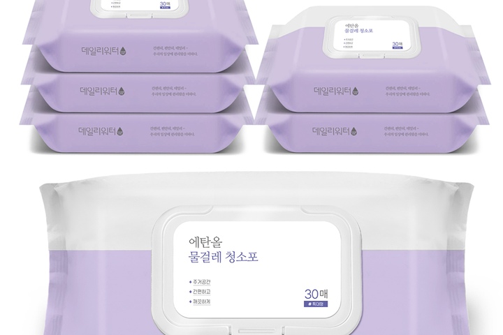 밀대걸레·청소포 세균닦는 에탄올이 들어간 물걸레 청소포 특대형 6팩팩당30매 오늘의집 쇼핑