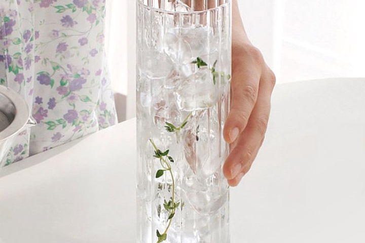 유리컵·물컵 홈카페 내열 글라스 예쁜 대용량 쥬스컵 560ml 오늘의집 쇼핑