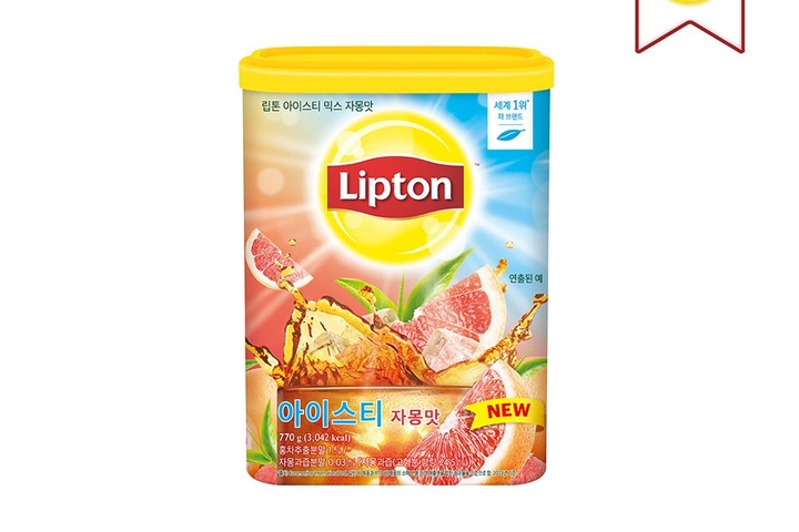 찻잎·티백·분말 유니레버 립톤 아이스티 믹스 자몽맛 복숭아맛 770g 1개 오늘의집 쇼핑