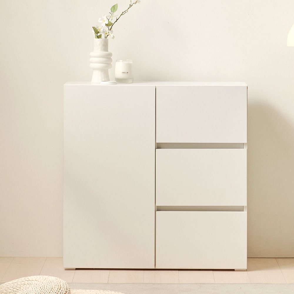 서랍장 리퍼 모노 높은 3단 서랍수납장 800 E0목재 Lpm 다용도 슬림 서랍장 오늘의집 쇼핑