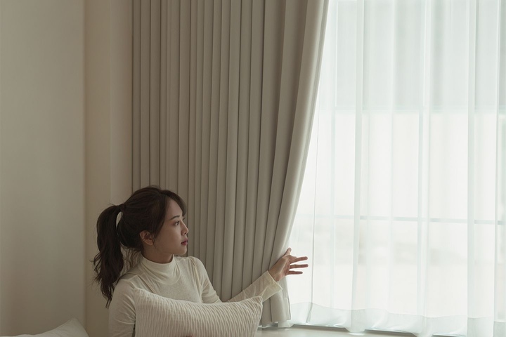 암막커튼 프리미엄 맞춤 형상기억 여월커튼 암막60 거실 안방 방한방풍 오늘의집 쇼핑