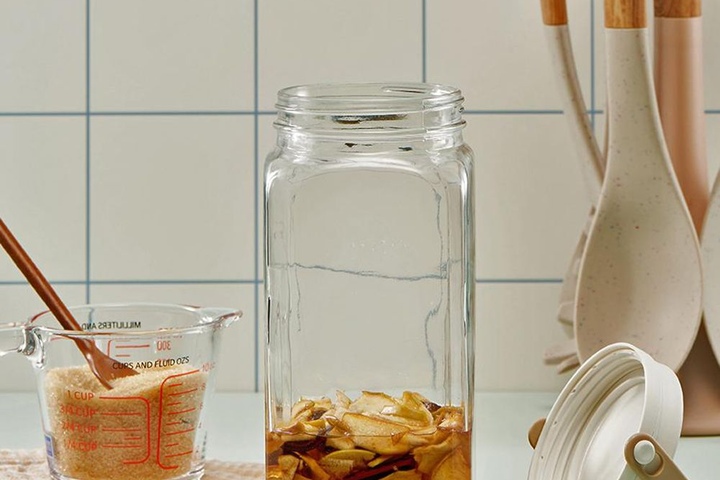 밀폐용기·반찬통 르베르폴리세 브라운 핸들 캐니스터 1600ml 오늘의집 쇼핑