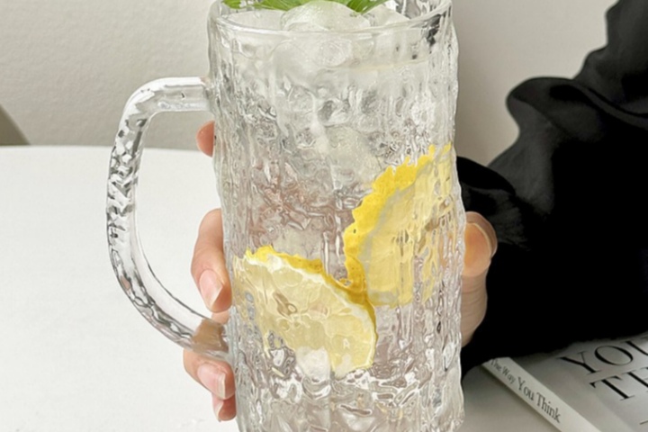 유리컵·물컵 비어글라스 손잡이 아이스 맥주잔 맥주컵 얼음 생맥주잔 예쁜 업소용 특이한 냉동 500 오늘의집 쇼핑