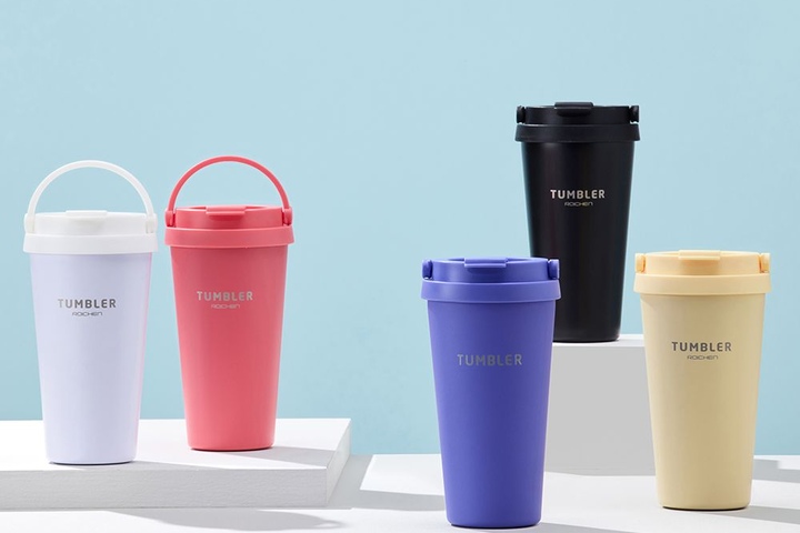 텀블러·빨대·컵소품 3중단열 2중진공 논슬립 480ml 그란데 컬러 스텐 텀블러 오늘의집 쇼핑