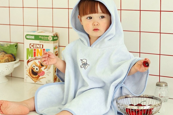 목욕용품 아기비치가운 모달테리 후드 타올 수영장 물놀이 목욕 샤워 유아 아동 오늘의집 쇼핑