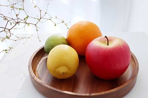 접시·플레이트 11 레인트리 우드 접시 찬기 원형 플레이트 20cm 총2p 오늘의집 쇼핑
