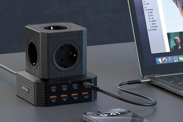 휴대폰액세서리 타워큐브 Gan Pd 100w 고용량 4000w 5구 8포트 Usb 충전기 멀티탭 오늘의집 쇼핑