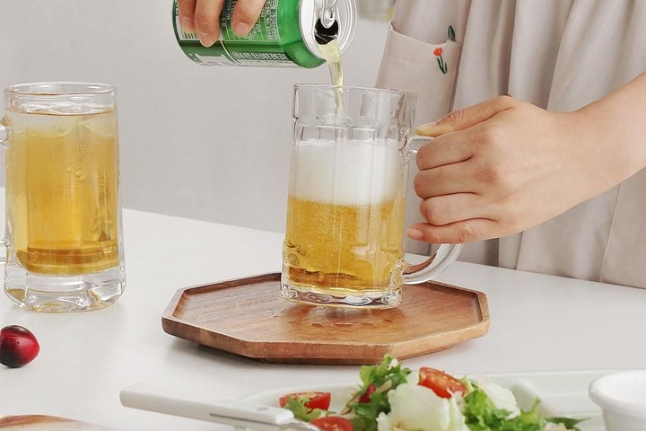 유리컵·물컵 11 하이볼 투명 맥주잔 375ml세트 술집 펍 브라이덜 캠핑 비어 글라스 오늘의집 쇼핑