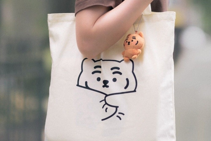 기타디자인용품 뚱랑이 숄더 에코백 2종 오늘의집 쇼핑