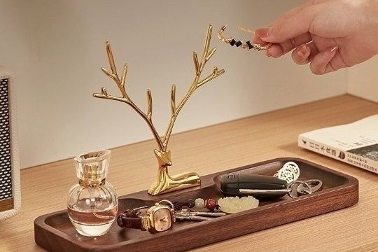 쥬얼리정리용품 악세사리 우드 사슴뿔 트레이 차키 보관함 오늘의집 쇼핑