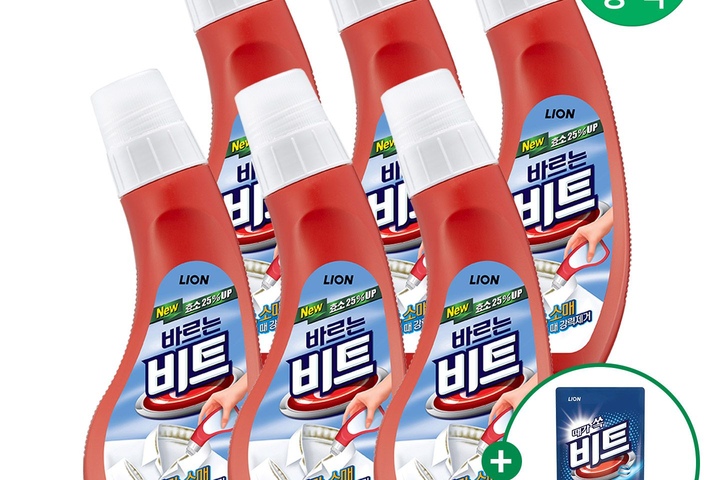 얼룩·찌든때제거제 바르는 비트 찌든때 제거 전용 220ml X 6개비트 겸용300g 증정 오늘의집 쇼핑
