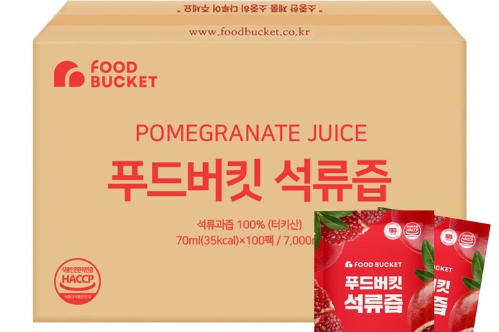 건강즙·청·전통음료 푸드버킷 석류즙 석류100 석류과즙 실속형 100포 오늘의집 쇼핑