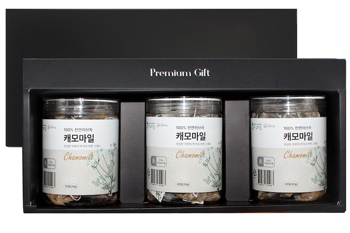찻잎·티백·분말 티백차 허브차선물세트 1호 캐모마일 20티백 X 3개 오늘의집 쇼핑