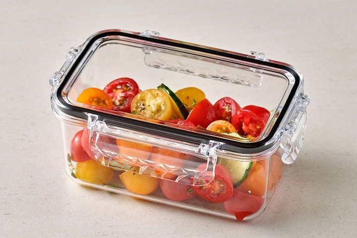 밀폐용기·반찬통 네오크리스탈 트라이탄 밀폐용기 직5 2호 900ml 블랙 오늘의집 쇼핑